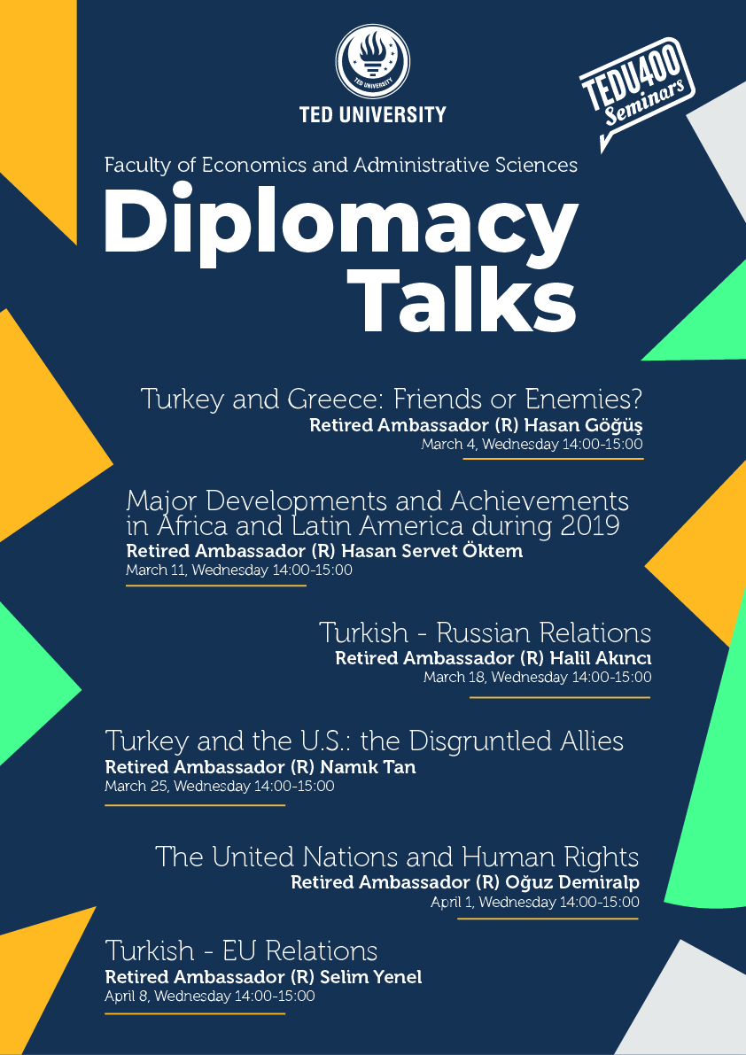 Diplomacy Talks: Turkey and Greece | TED Üniversitesi